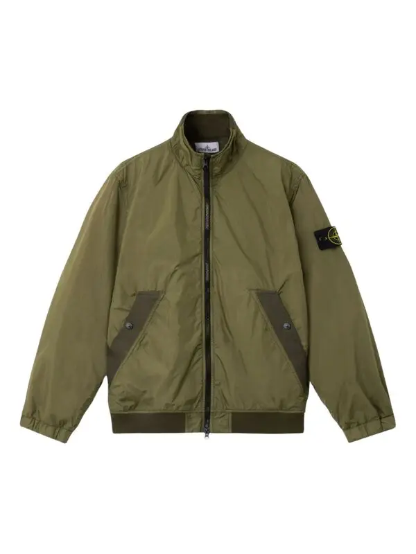 Stone Island Stand Collar Zip-up Jacket