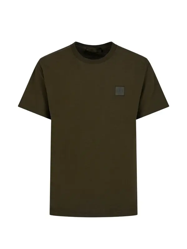 Stone Island Logo-patch T-shirt - Militrgren