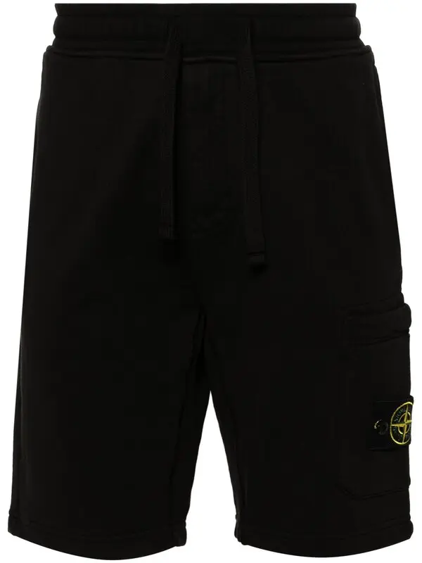 Stone Island Ogo-patch Jersey Shorts