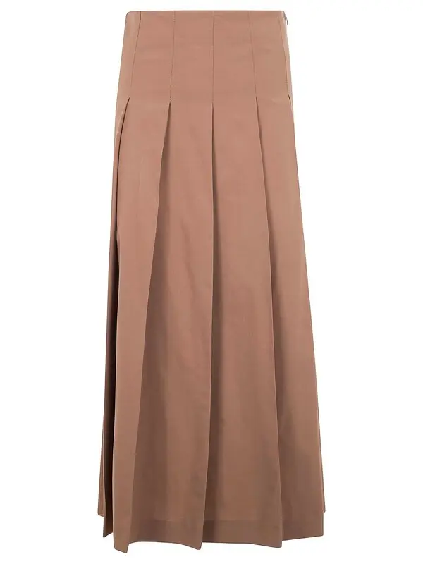 RÓHE Side-zip Pleated Mini Skirt