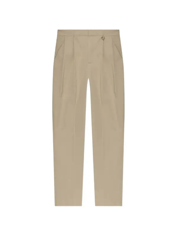 Casablanca Pleated Straight-leg Trouser - Lightbrown