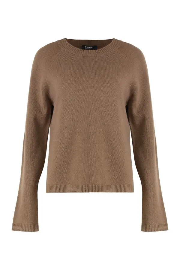 Max Mara Essential Wool-cashmere Crewneck Sweater