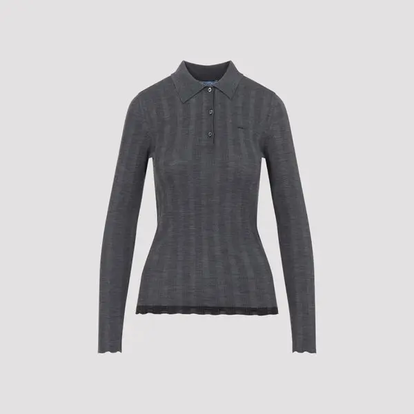 Prada Wool Polo Shirt