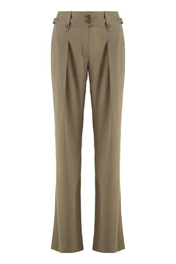 TOM FORD Silk Trousers With Side And Back Welt Pockets