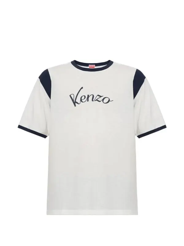Kenzo Varsity Cotton T-shirt - Offwhite