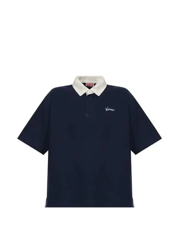 Kenzo Organic Cotton Varsity Relax Polo