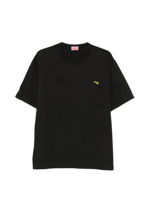 Kenzo Jumping Tiger Patch T-shirt - Black