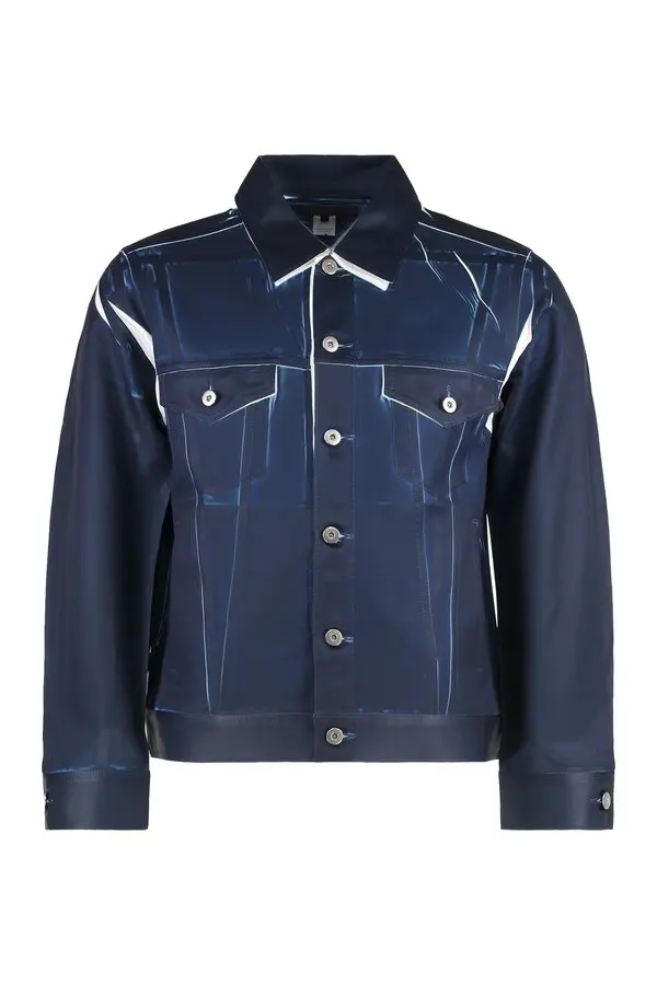 Comme Des Garçons Technical Fabric Overshirt With Flap Pockets