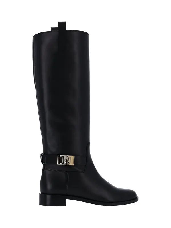 FERRAGAMO Elegant Leather Boots