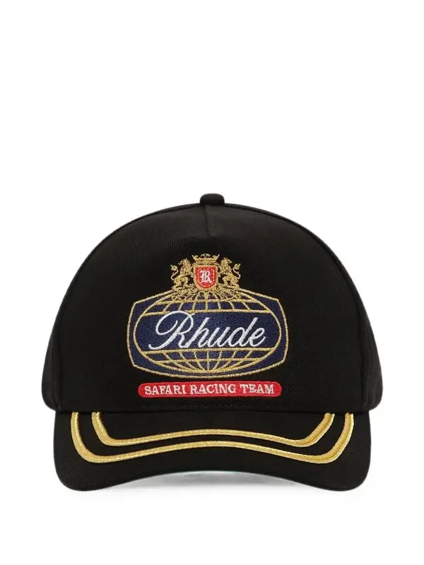 Rhude Safari Crest Baseball Cap - Blacknavy