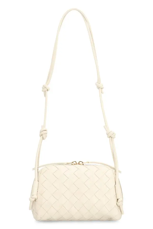 Bottega Veneta Intrecciato Mini Pouch - White