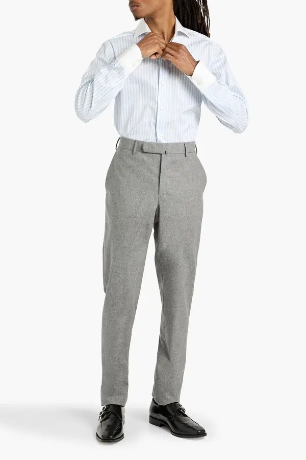 TOM FORD Striped Cottonpoplin Shirt