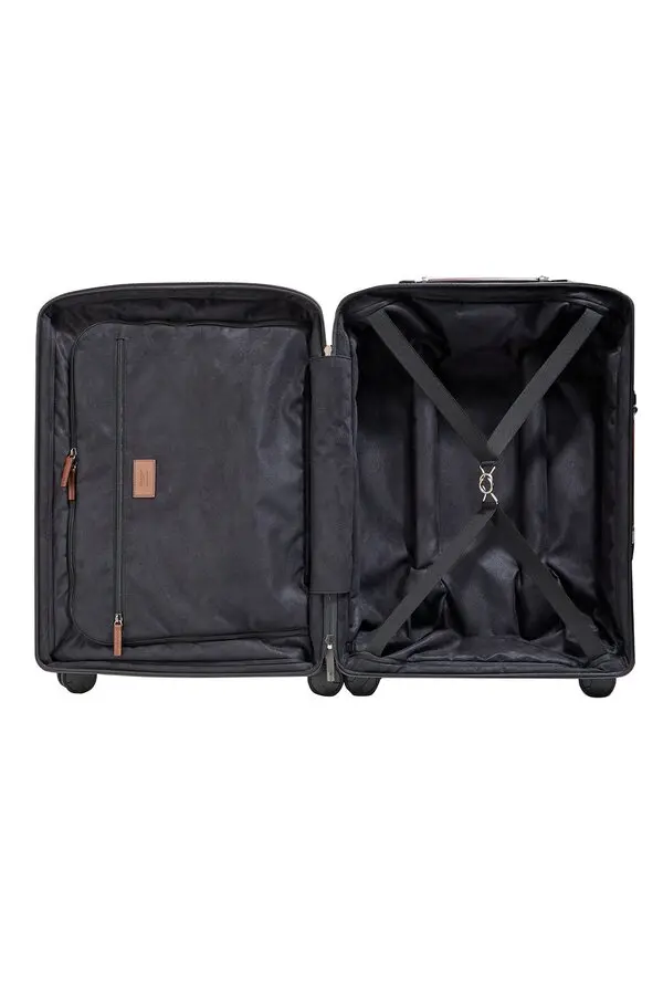 SERAPIAN Embossed Coatedcanvas Carryon Suitcase