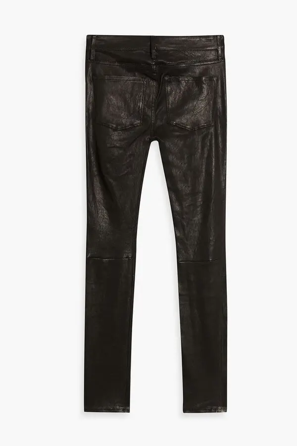 FRAME Le Skinny De Jeanne Leather Skinny Pants