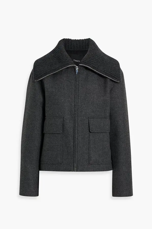 Theory Woolblend Twill Jacket