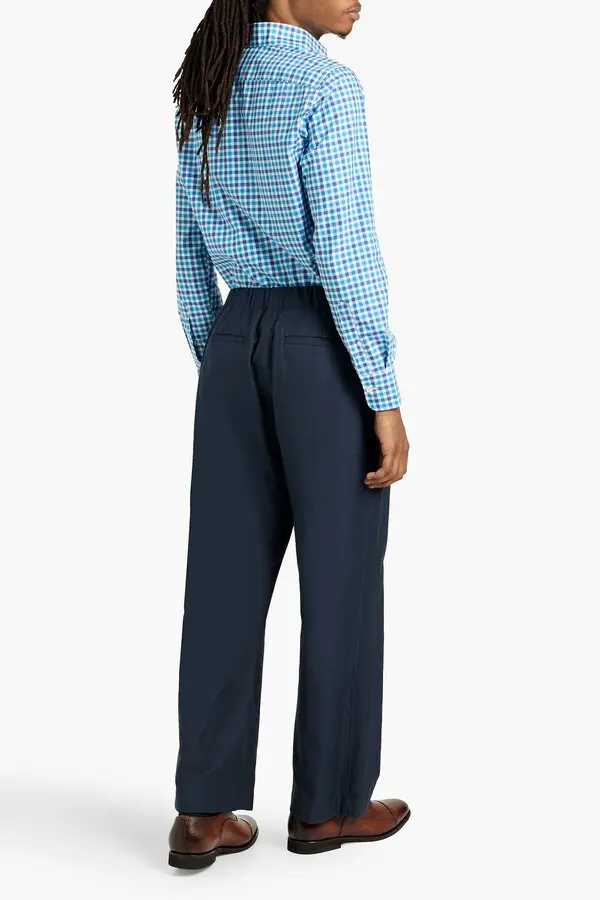 Canali Checked Cottonpoplin Shirt