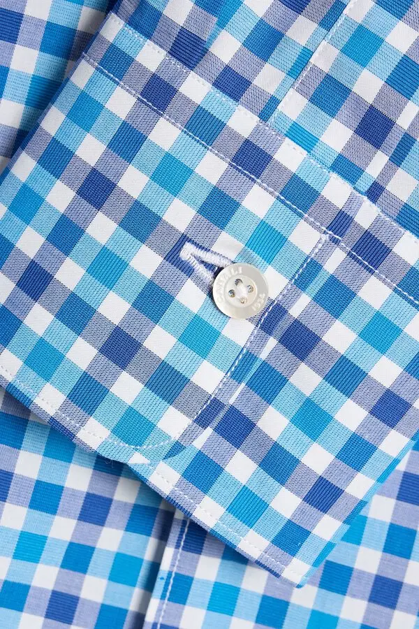 Canali Checked Cottonpoplin Shirt