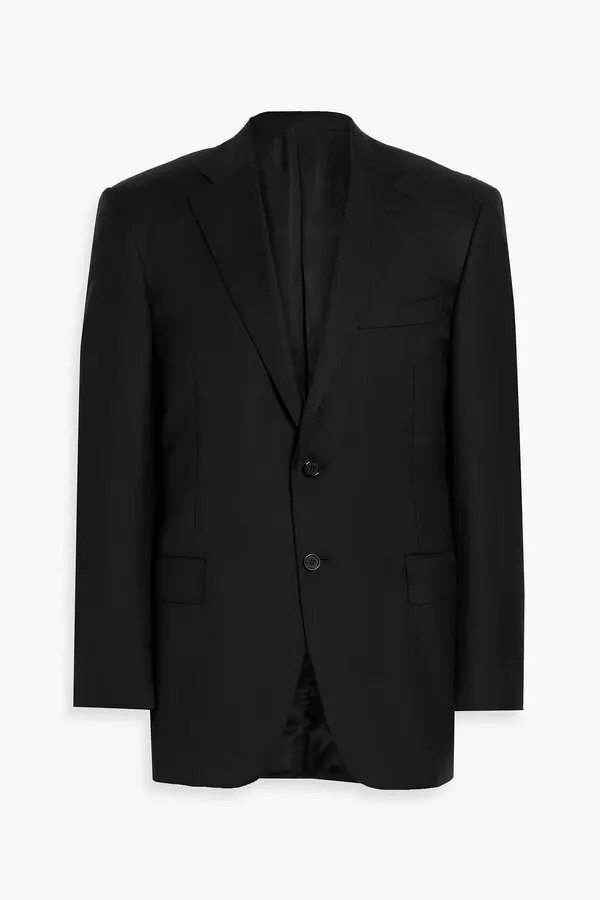 Canali Cuprotwill Blazer - Black