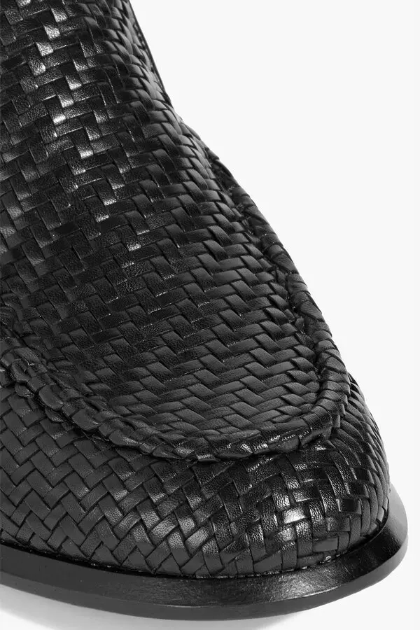 Vince Naomi Woven Leather Loafers