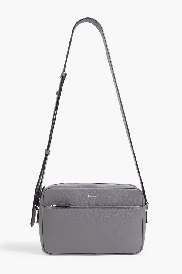 SERAPIAN East West Messenger Bag - Gray