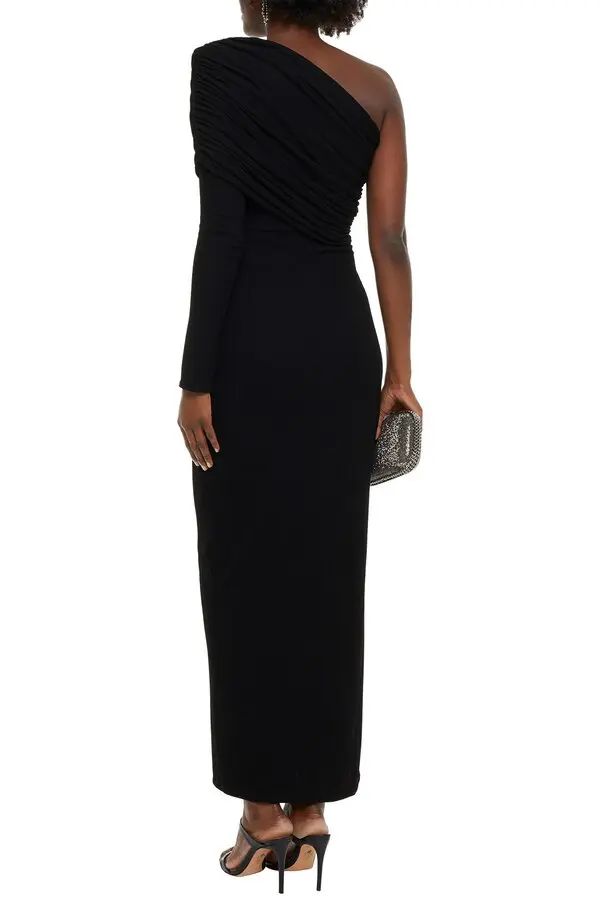Alexandre Vauthier Onesleeve Draped Terry Gown