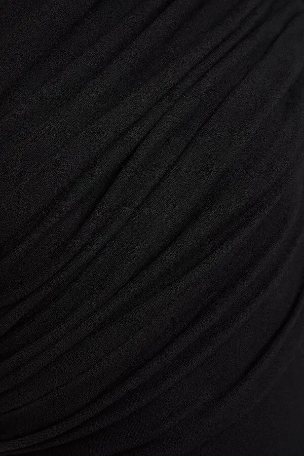 Alexandre Vauthier Onesleeve Draped Terry Gown