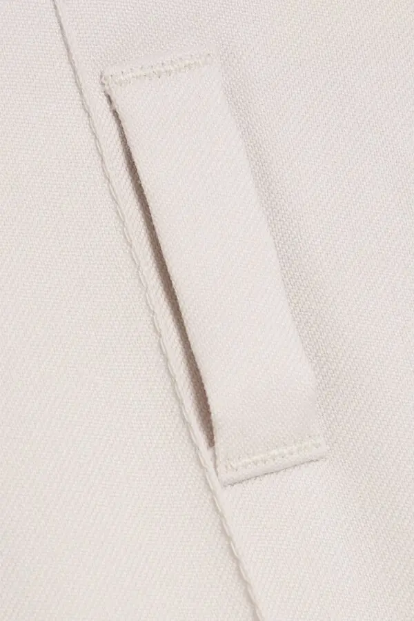 Brunello Cucinelli Wool And Mohair-blend Twill Wide-leg Pants