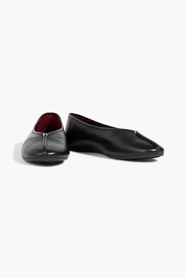 Vince Ori Leather Ballet Flats