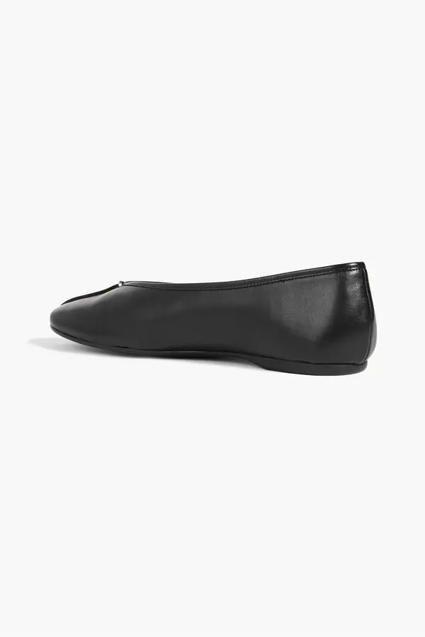 Vince Ori Leather Ballet Flats