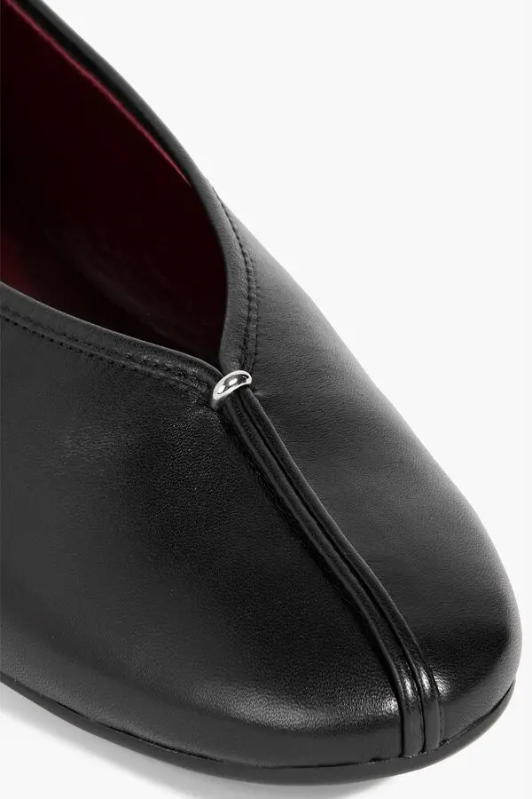 Vince Ori Leather Ballet Flats