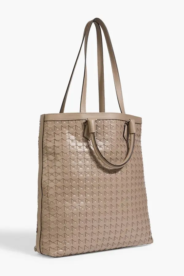 SERAPIAN Day Woven Leather Tote
