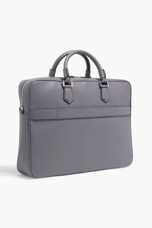 SERAPIAN Pebbledleather Briefcase