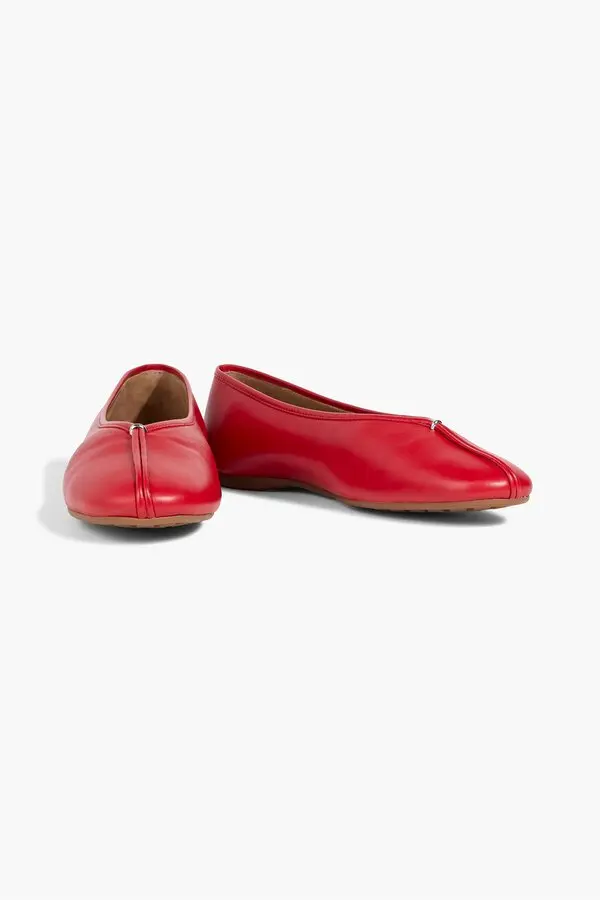 Vince Ori Leather Ballet Flats