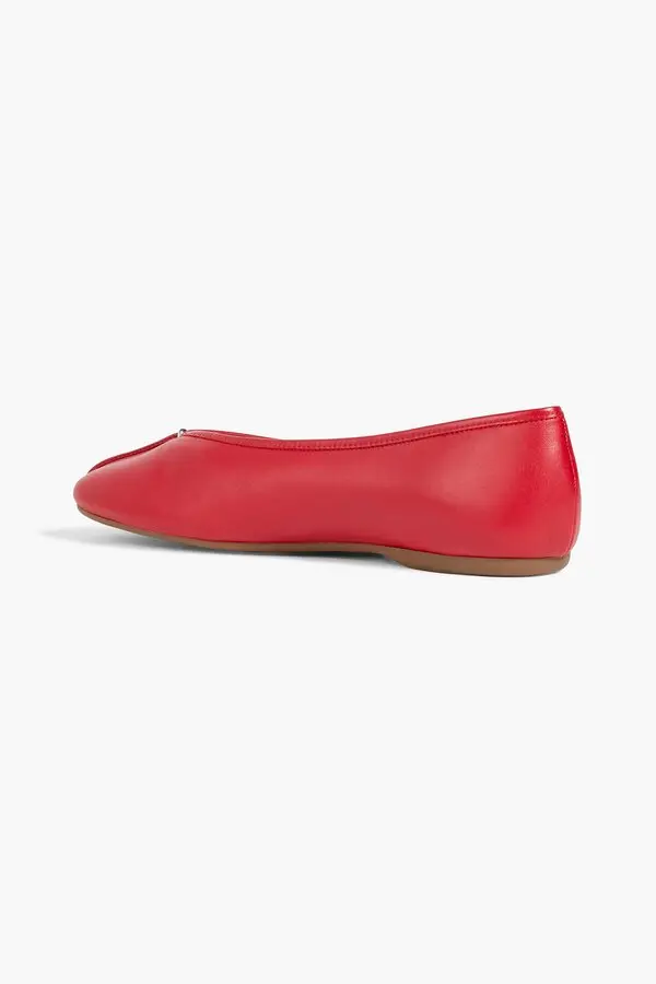 Vince Ori Leather Ballet Flats