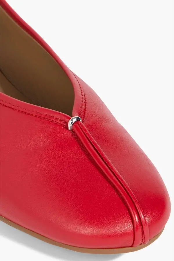 Vince Ori Leather Ballet Flats