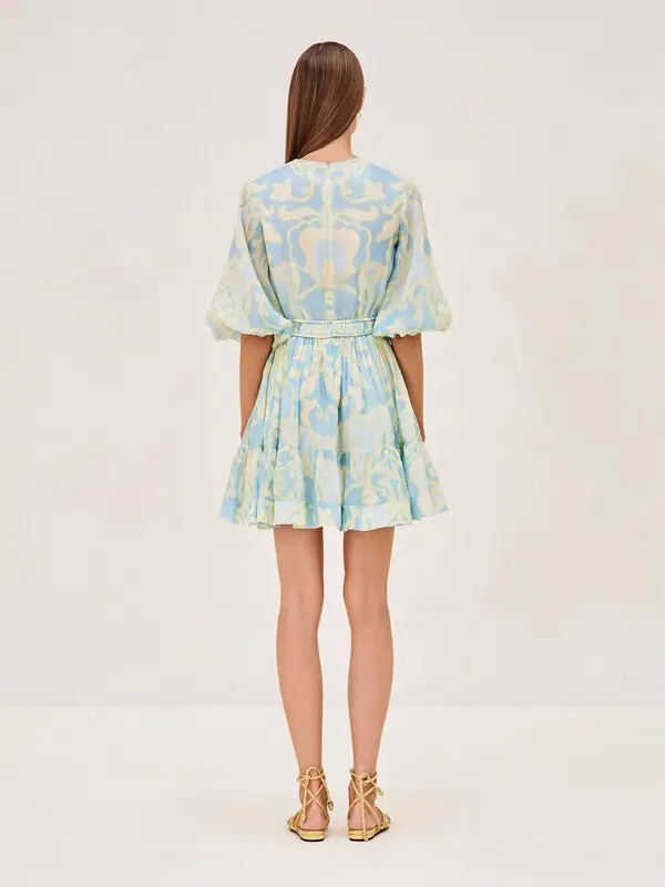 Alexis Capri Dress - Blue Vine