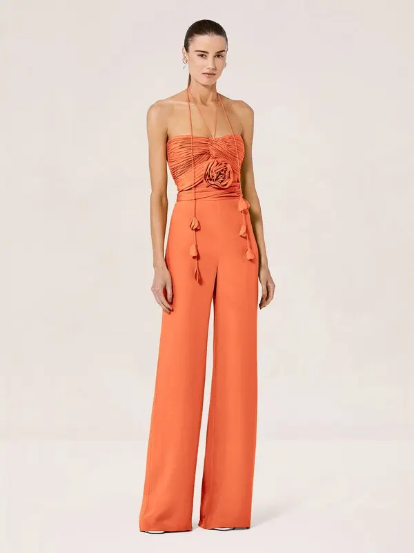 Alexis Katalia Jumpsuit With Rose Detail