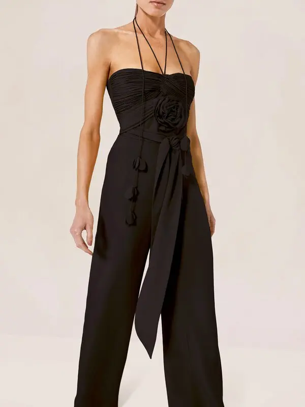 Alexis Katalia Jumpsuit With Rose Detail