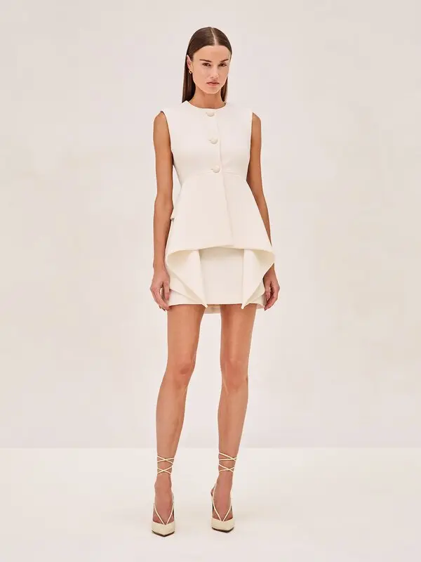 Alexis Mckenna Mini Dress - Ivory