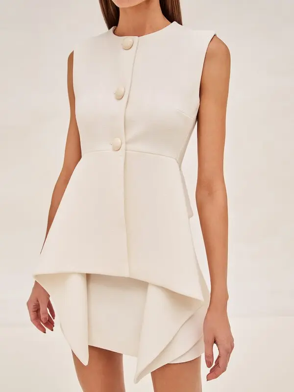 Alexis Mckenna Mini Dress - Ivory