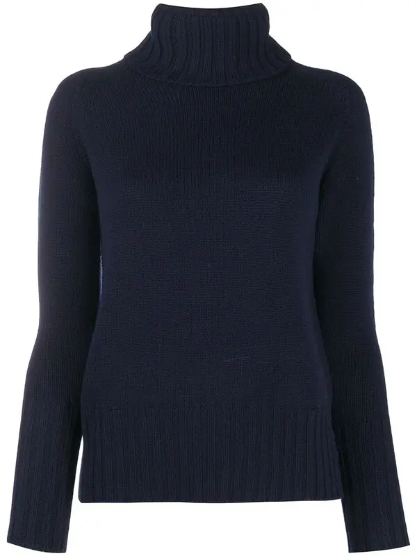 DRUMOHR High Neck Sweater - Blue