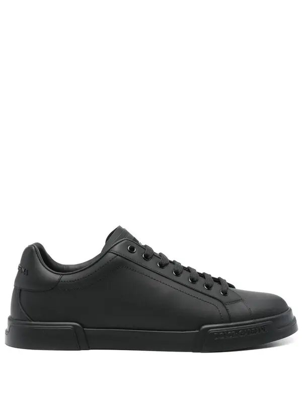 Dolce & Gabbana Leather Lace-up Sneakers