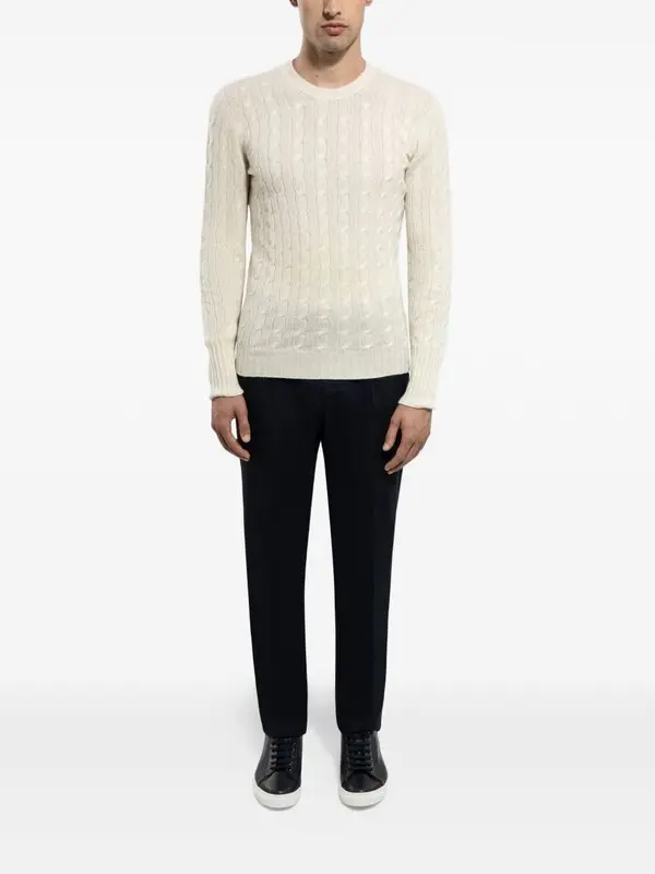 DRUMOHR Wool Sweater With Cables