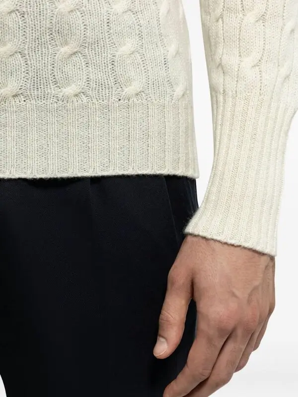 DRUMOHR Wool Sweater With Cables