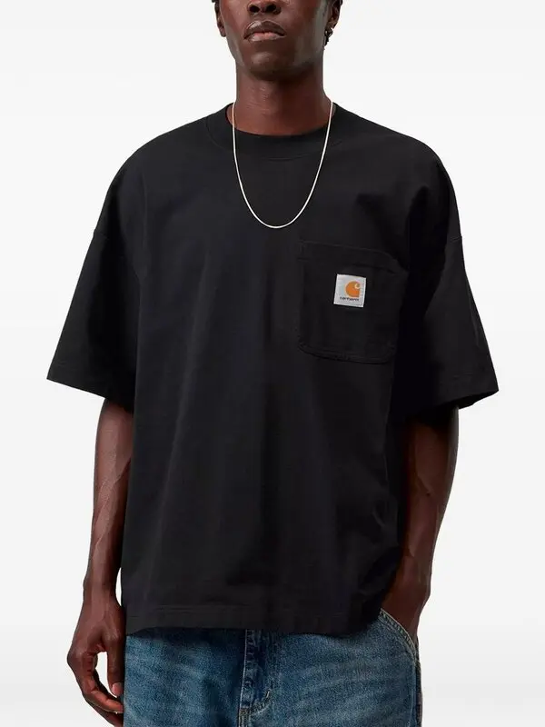 Carhartt Work In Progress Logo T-shirt - Black