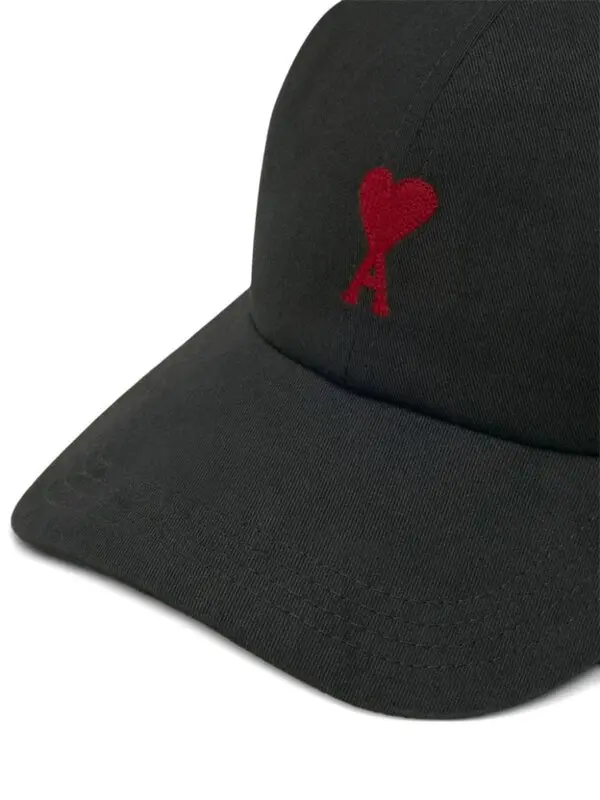 AMI Paris De Coeur Embroidered Baseball Cap