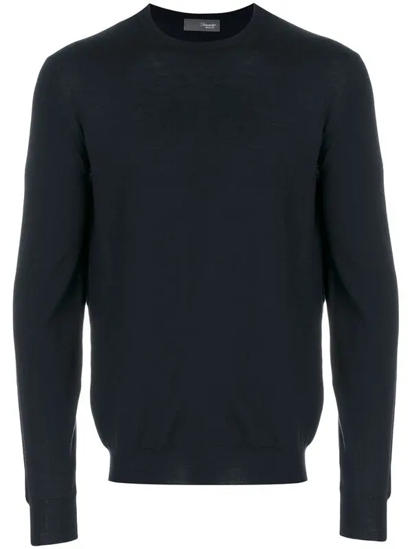 DRUMOHR Long Sleeve Crew Neck Sweater