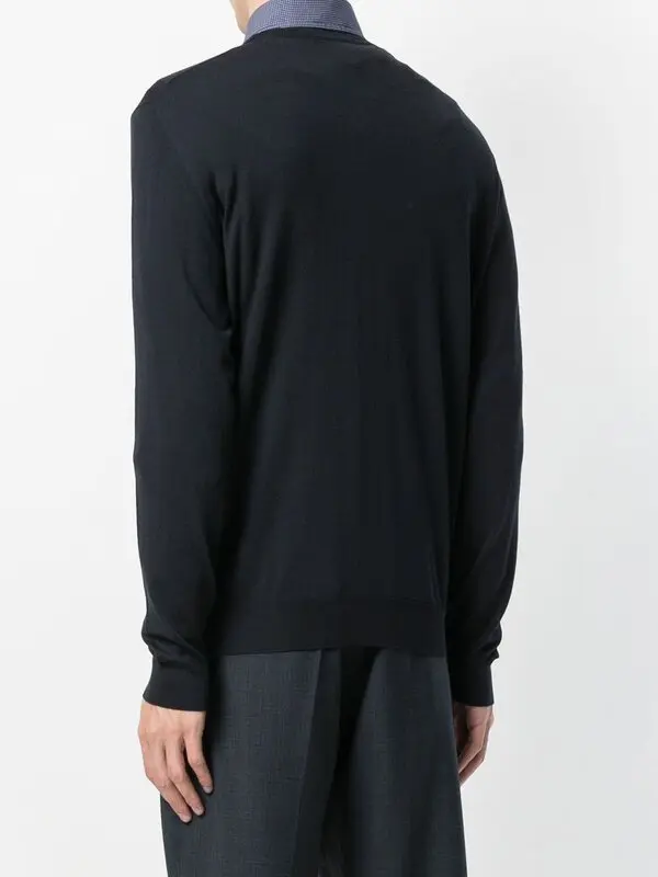 DRUMOHR Long Sleeve Crew Neck Sweater