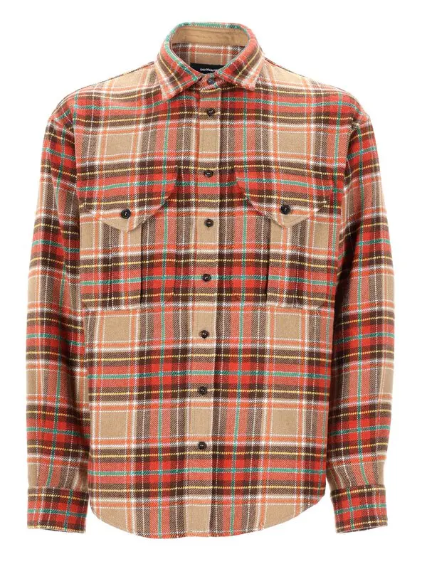 Dsquared2 Camicia "plaid Military