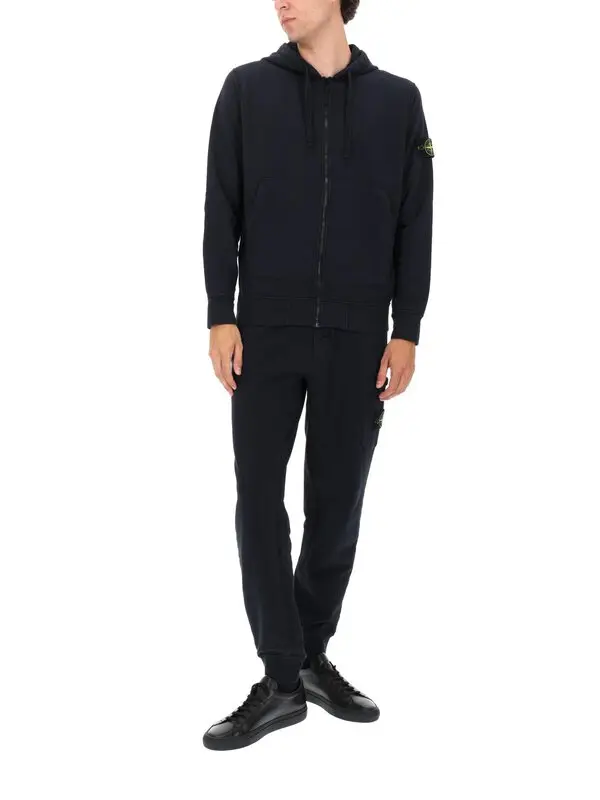 Stone Island Pantalone Jogger In Felpa